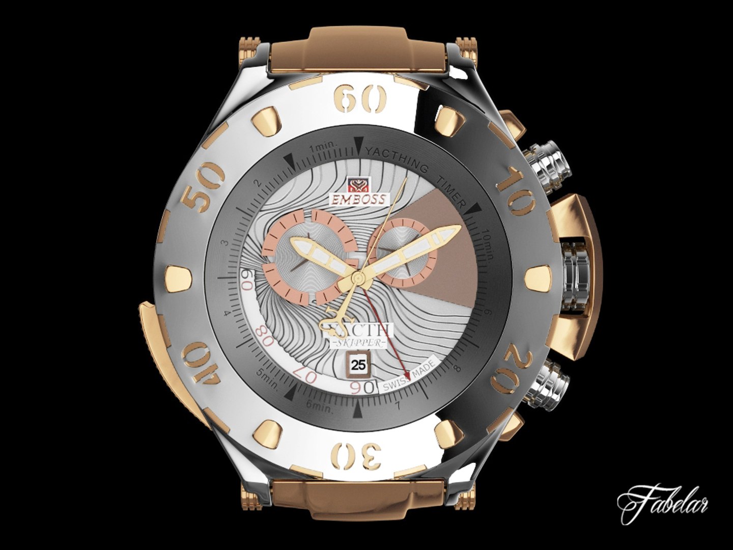 3d Emboss Watch