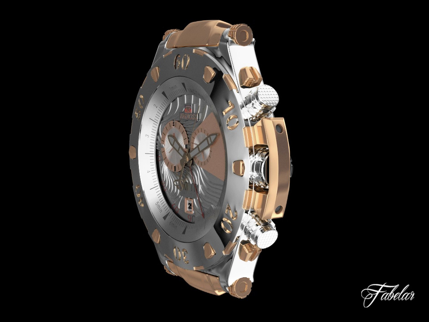 3d Emboss Watch