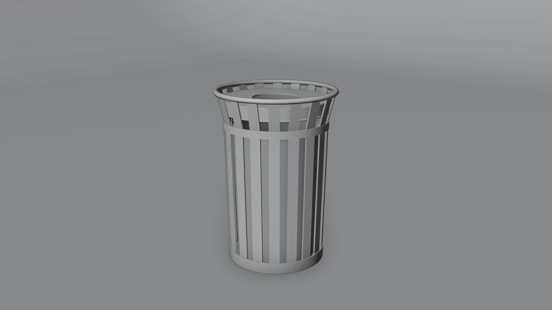 3D Model Park Trashcan - TurboSquid 2255198