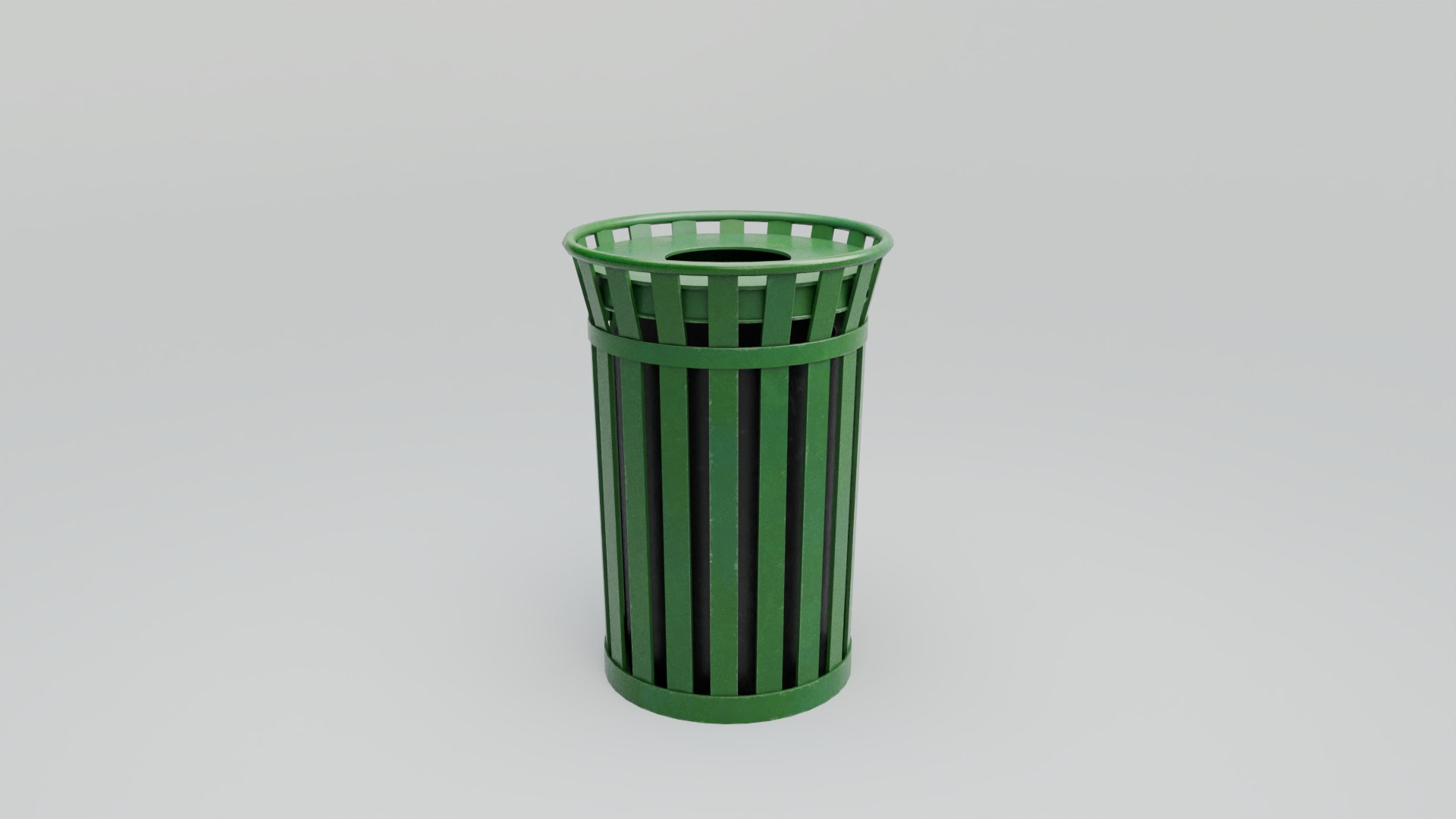 3D Model Park Trashcan - TurboSquid 2255198