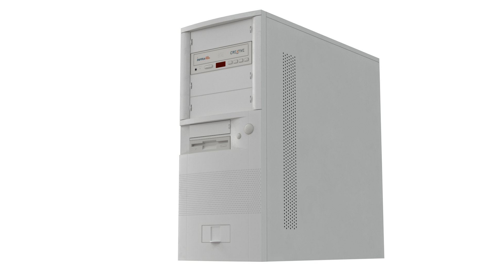 Old PC Case Tower 3D Model - TurboSquid 2259347