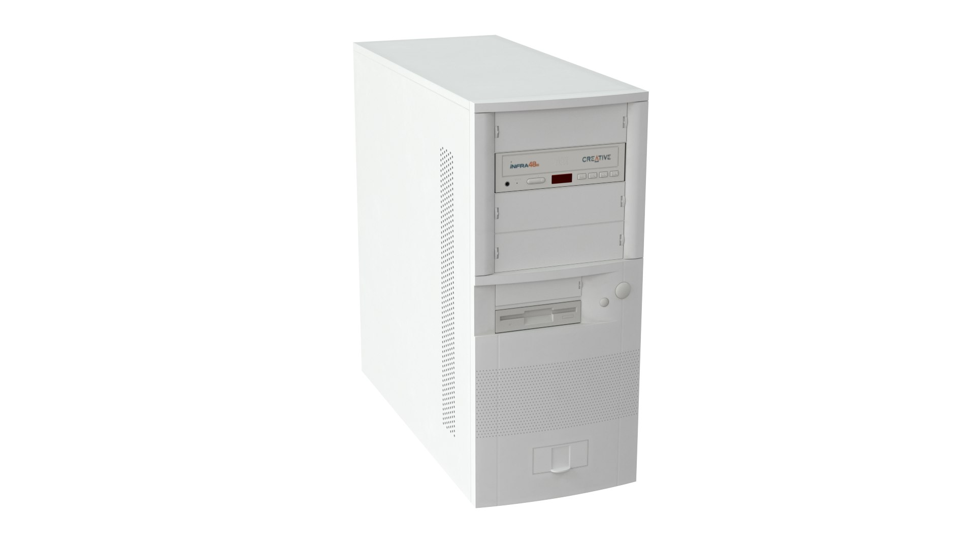 Old PC Case Tower 3D Model - TurboSquid 2259347