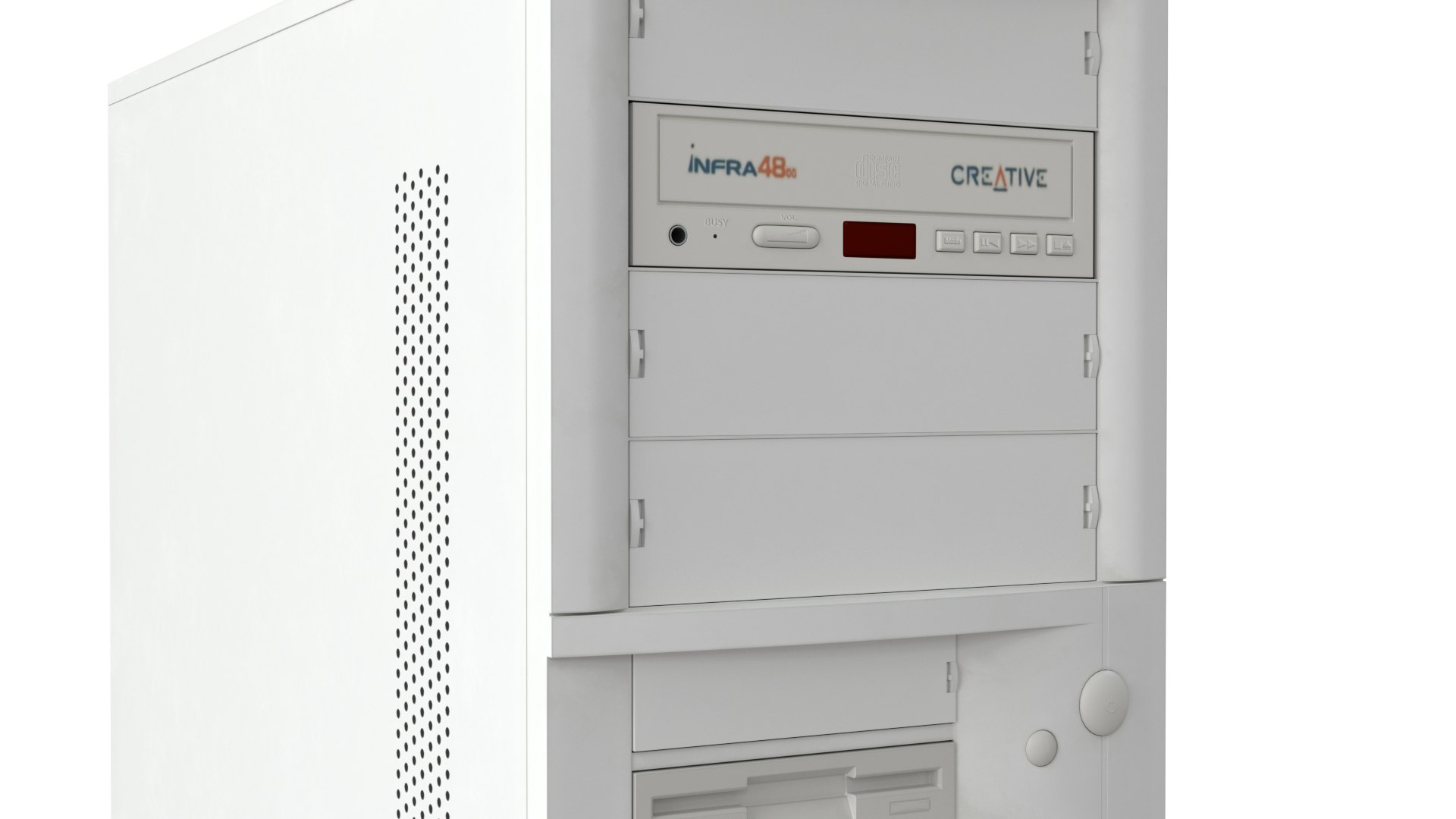 Old PC Case Tower 3D Model - TurboSquid 2259347