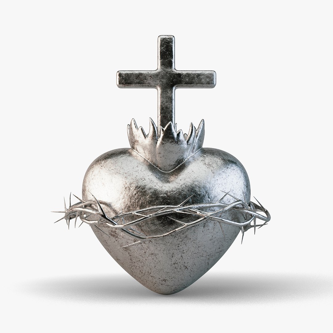 3D Sacred Heart Symbol Model - TurboSquid 1918369