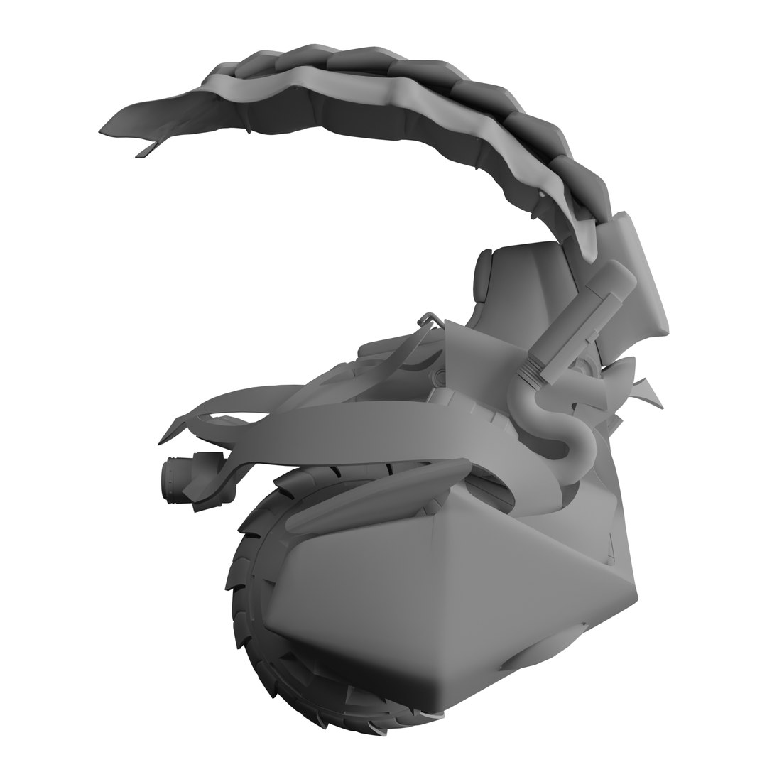 Cyberpunk Mortorcycle One Wheel Model - TurboSquid 1967449