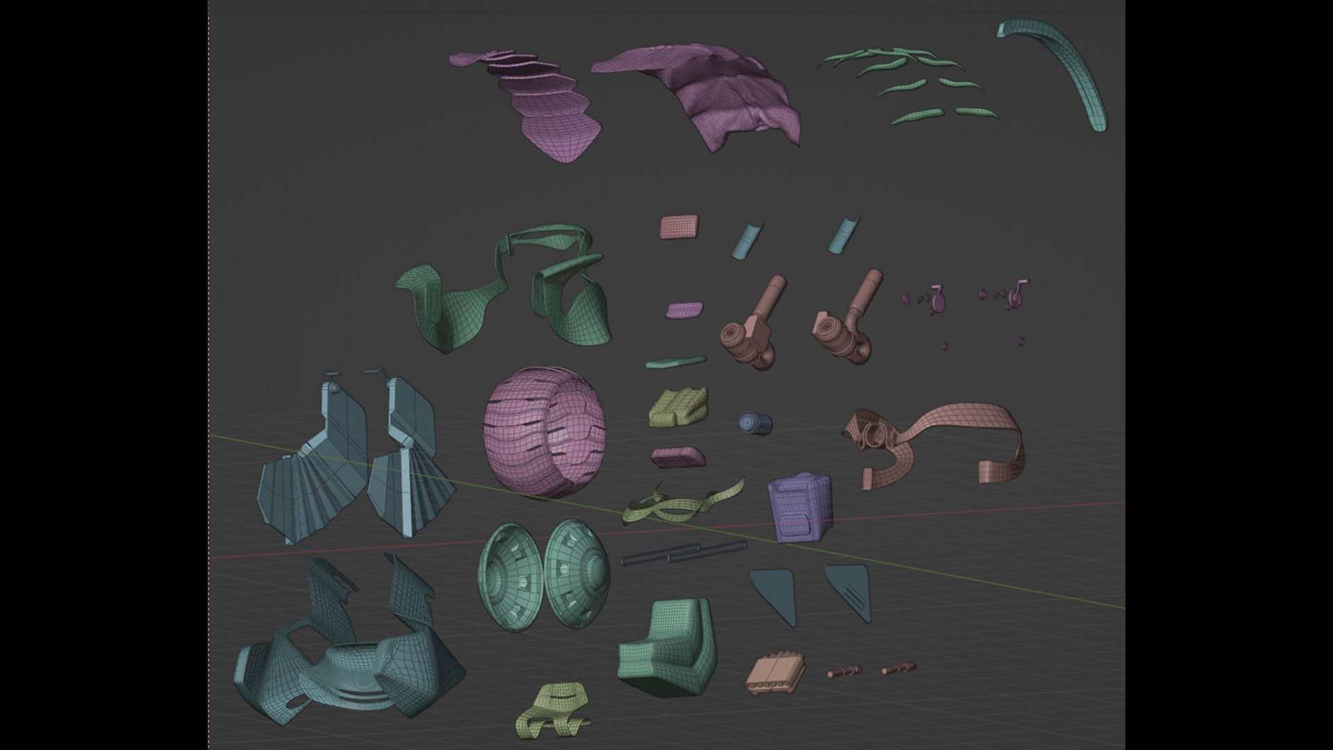 Cyberpunk Mortorcycle One Wheel Model - TurboSquid 1967449