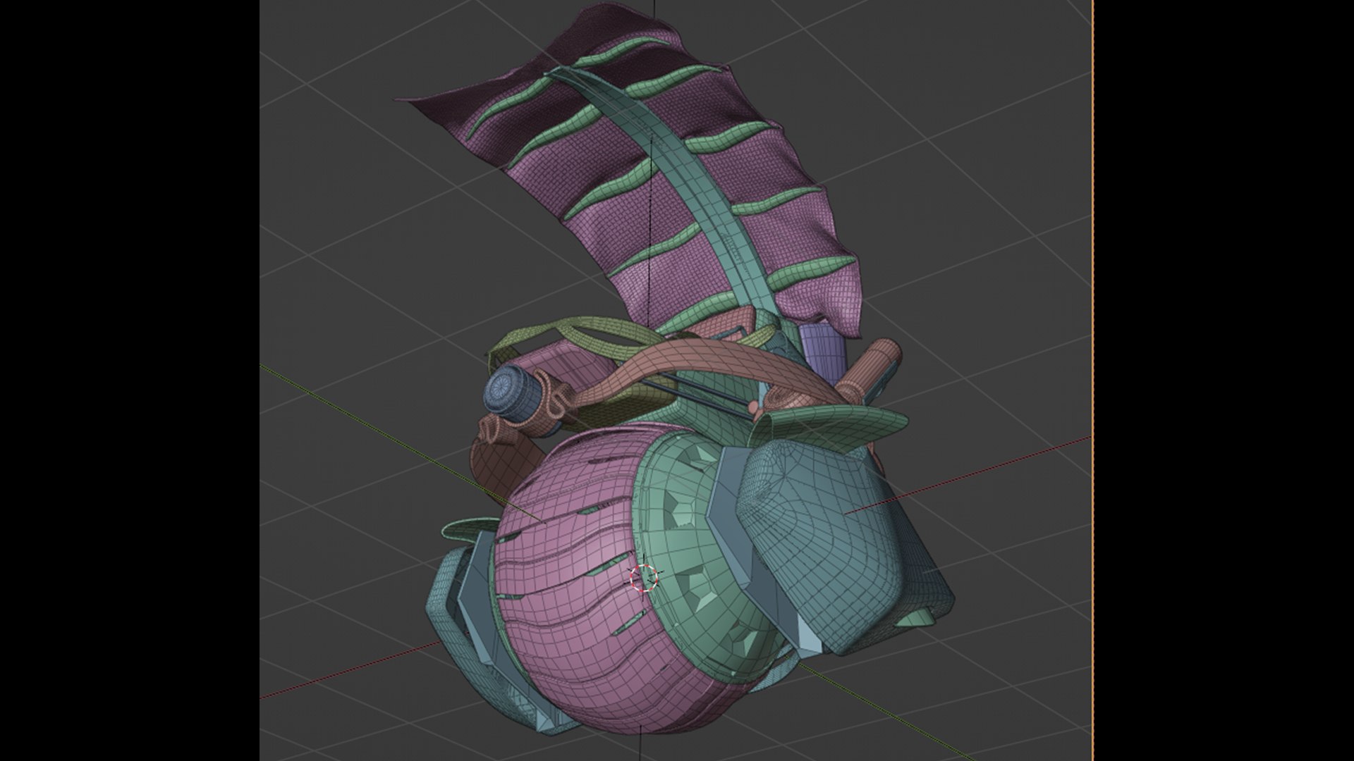Cyberpunk Mortorcycle One Wheel Model - TurboSquid 1967449