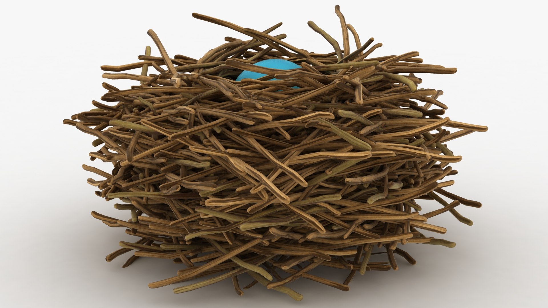 Realistic bird nest 3D model - TurboSquid 1562373