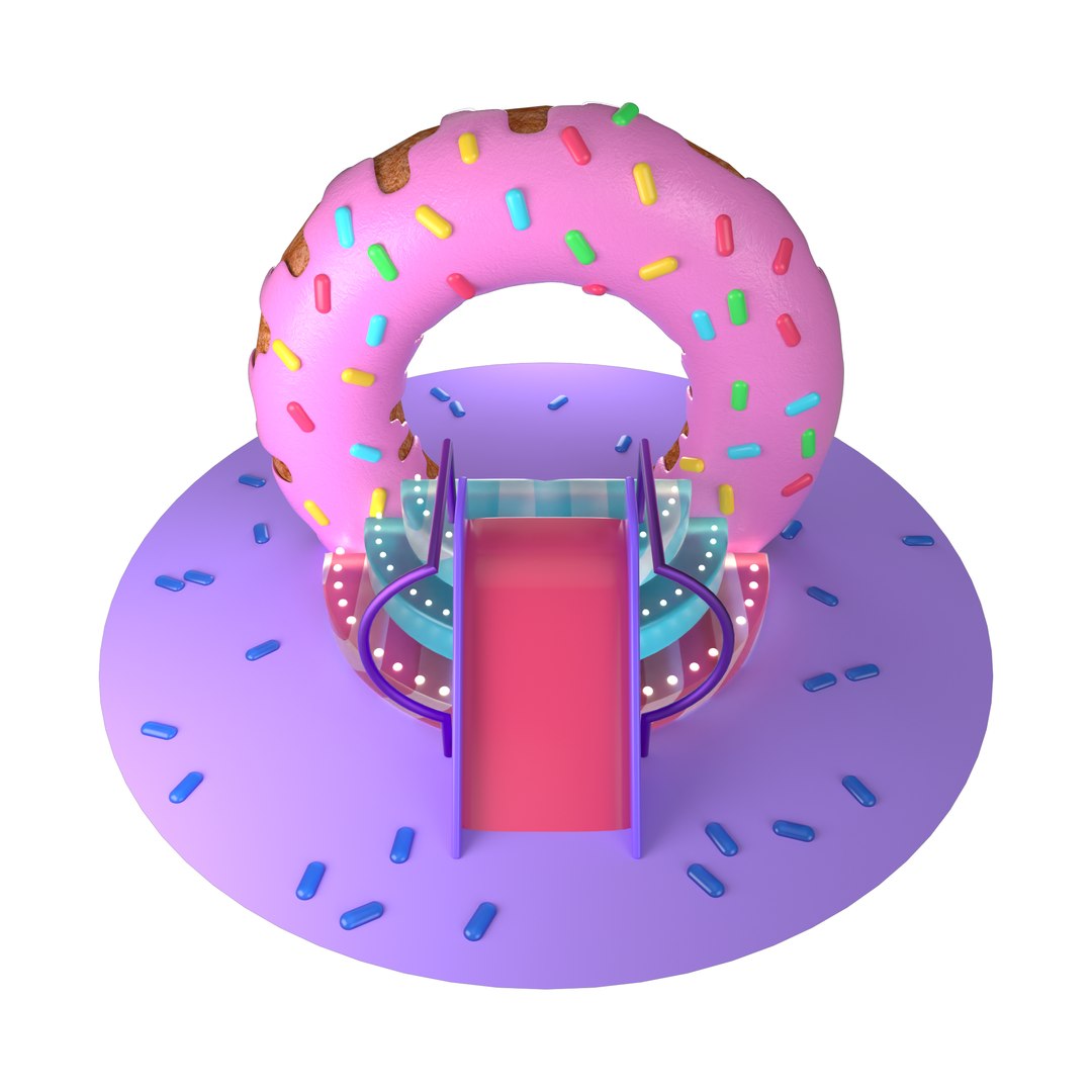 3D Playground Donut Model - TurboSquid 2339019