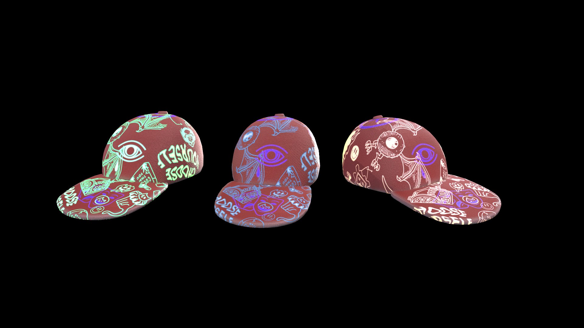 3D Glowing Cap Model - TurboSquid 2392265