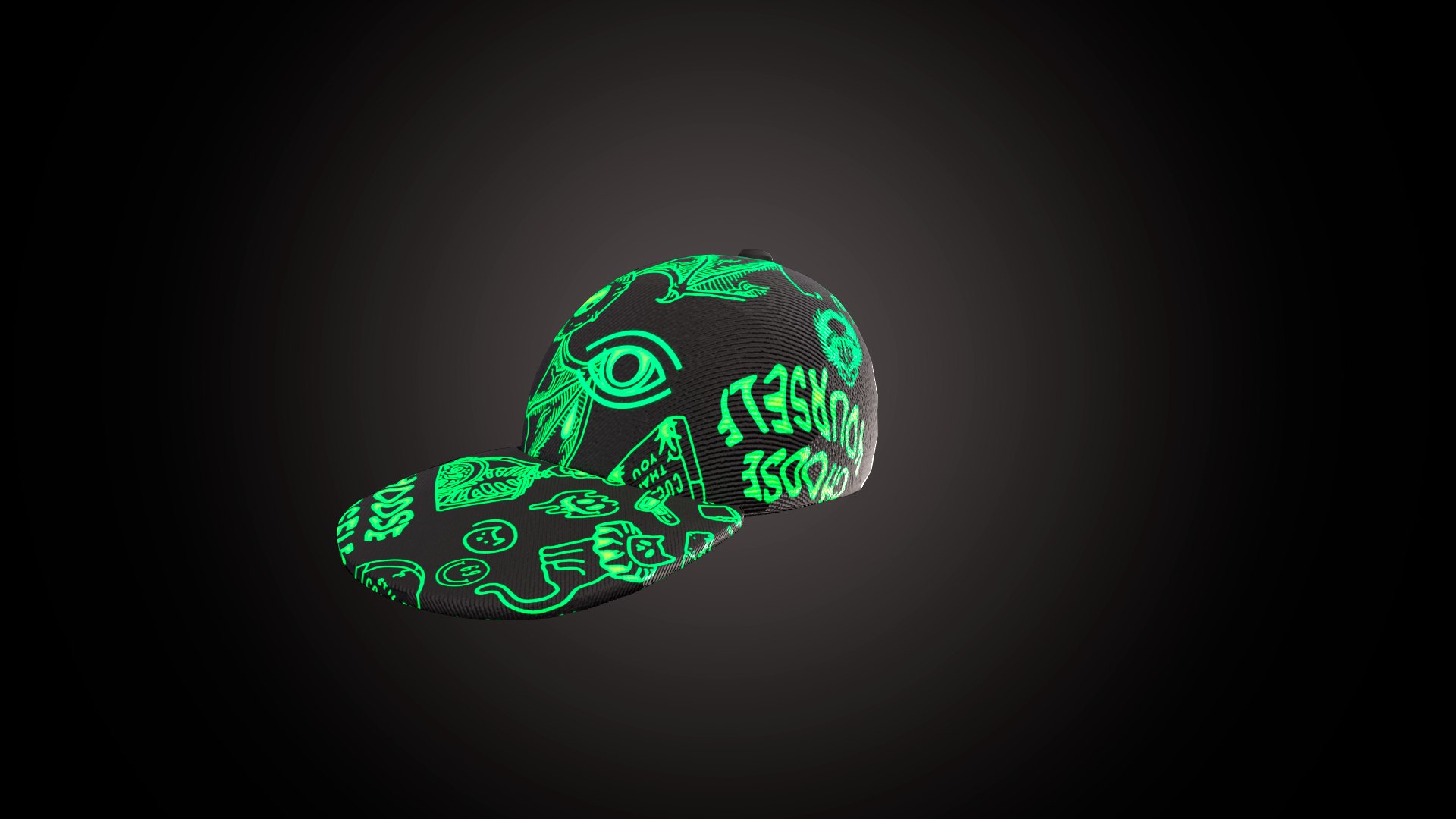 3D Glowing Cap Model - TurboSquid 2392265