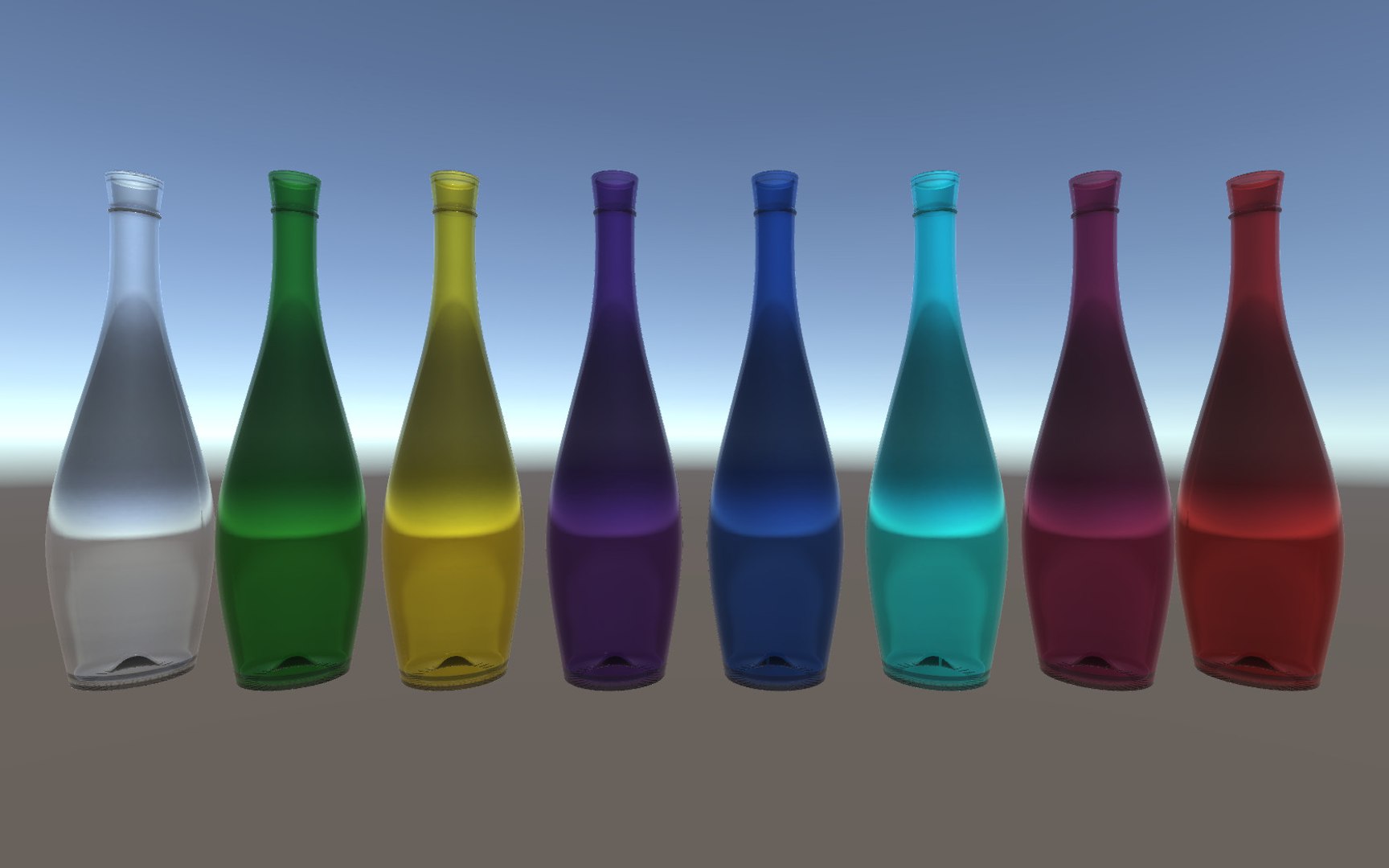 3D Bottle I Glass Model - TurboSquid 1786970