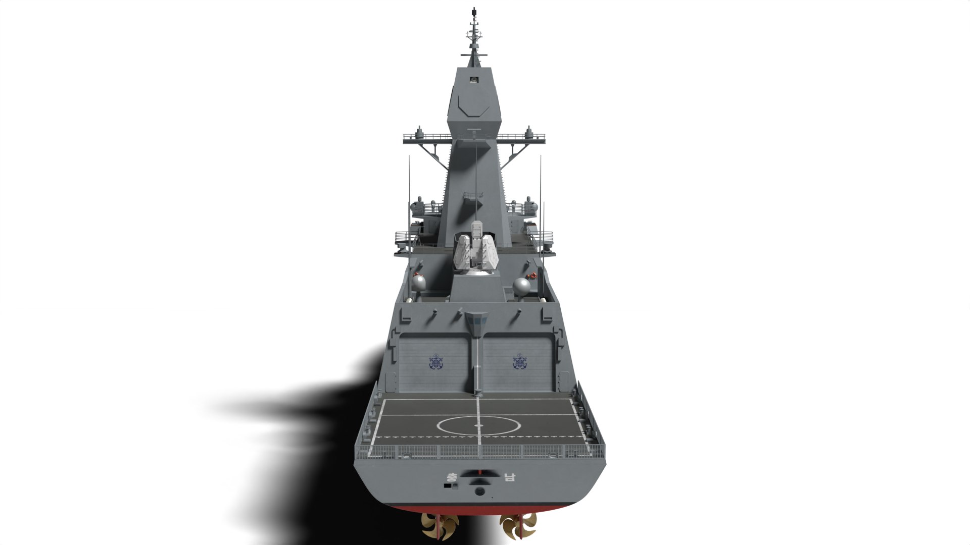3D Korean Frigate FFG-3 - TurboSquid 2200765