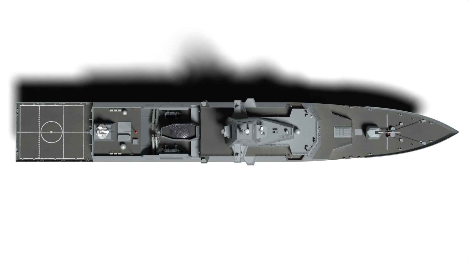 3D Korean Frigate FFG-3 - TurboSquid 2200765