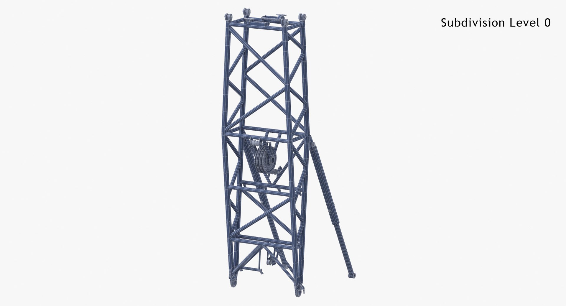 Crane Wa Frame 2 3D Model - TurboSquid 1710529