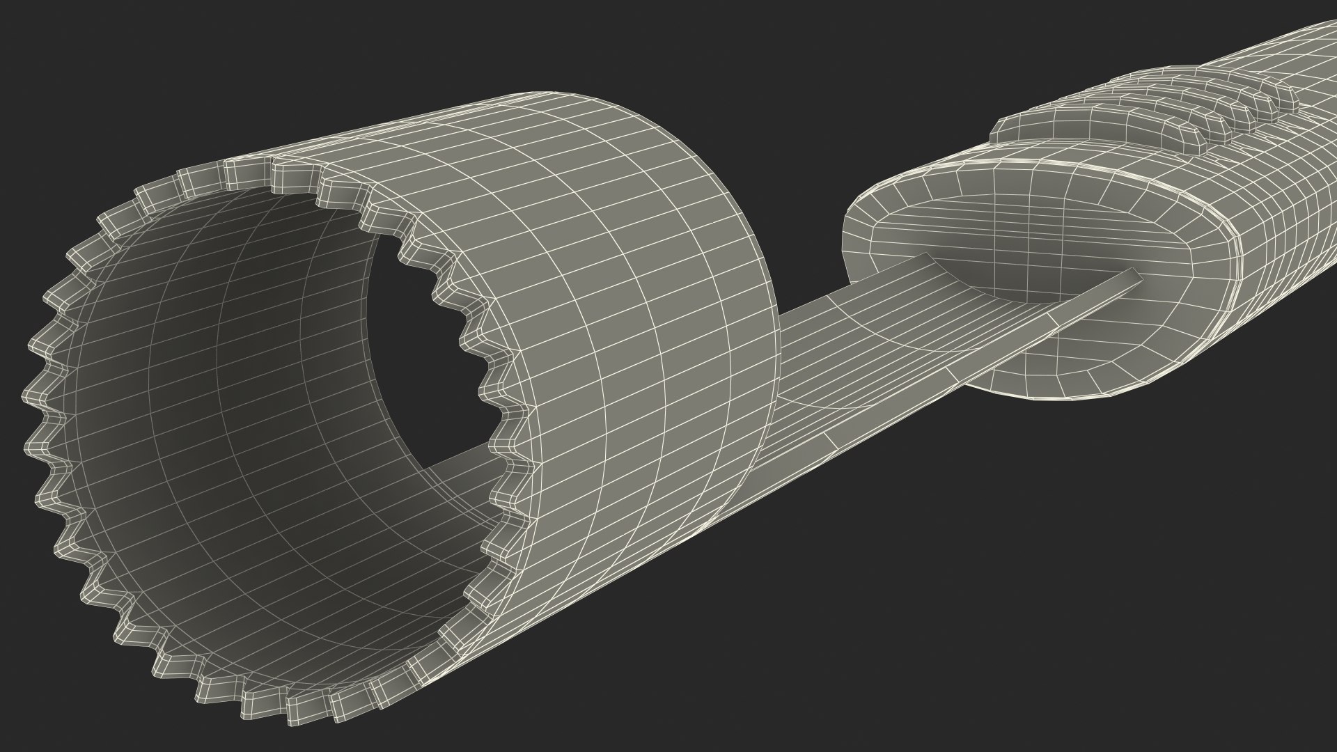 3D stainless steel apple core - TurboSquid 1681754