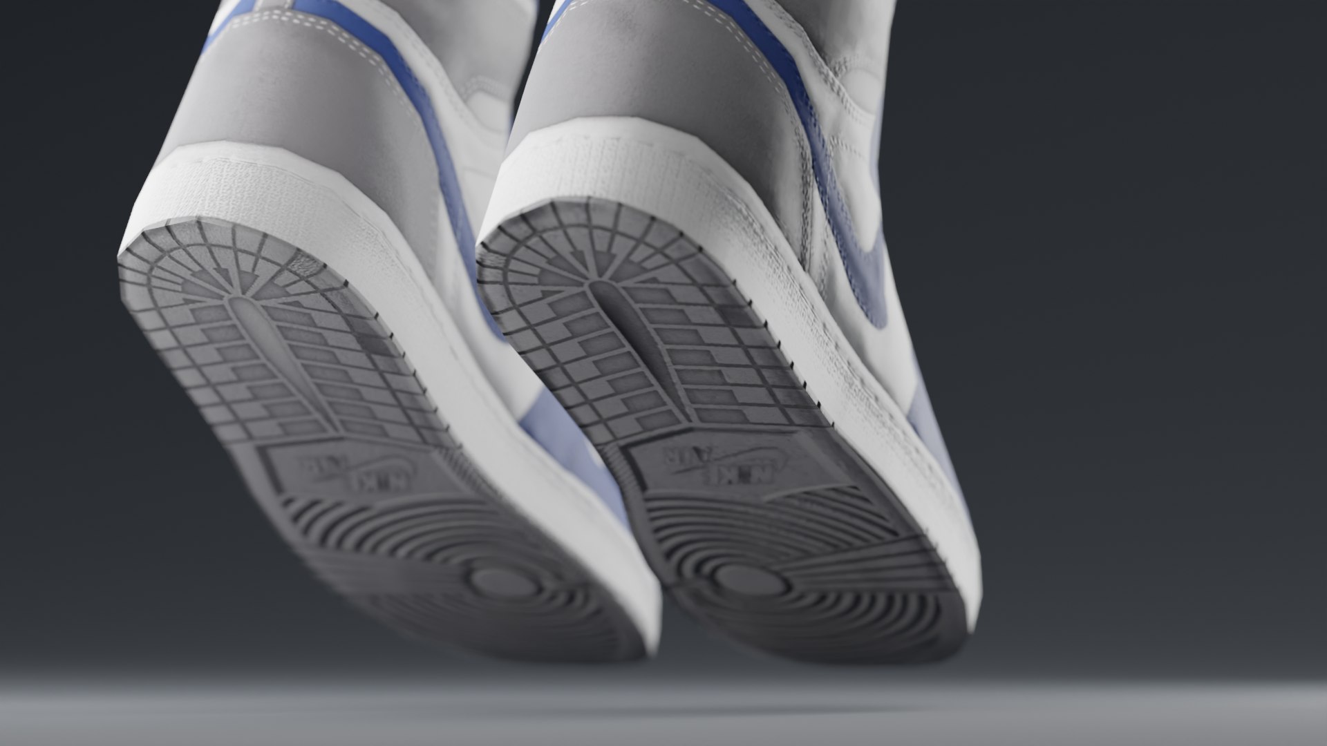 3D Air Jordan Nike Shoes - 01 - Low Poly Model - TurboSquid 2187340