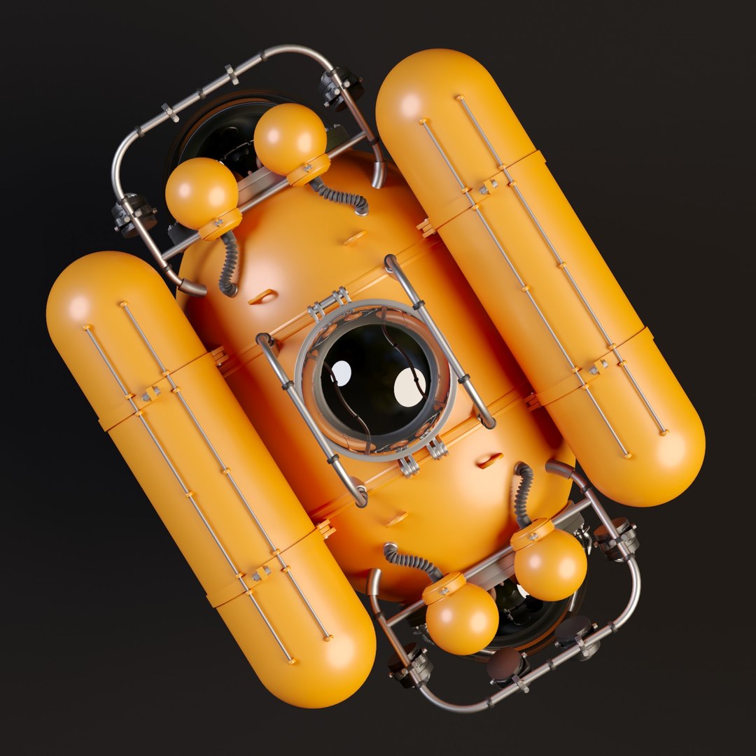 3D Bathyscaphe - TurboSquid 1431421