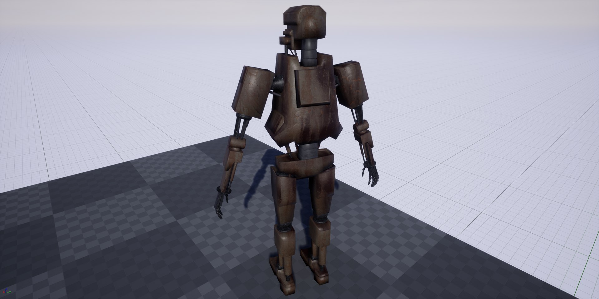 3D Post-Apocalyptic Robot Model - TurboSquid 2141385