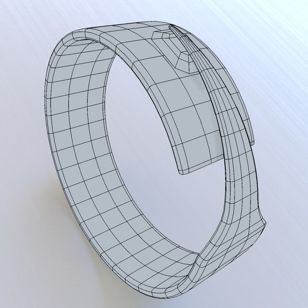 3d model bracelet rough metal file