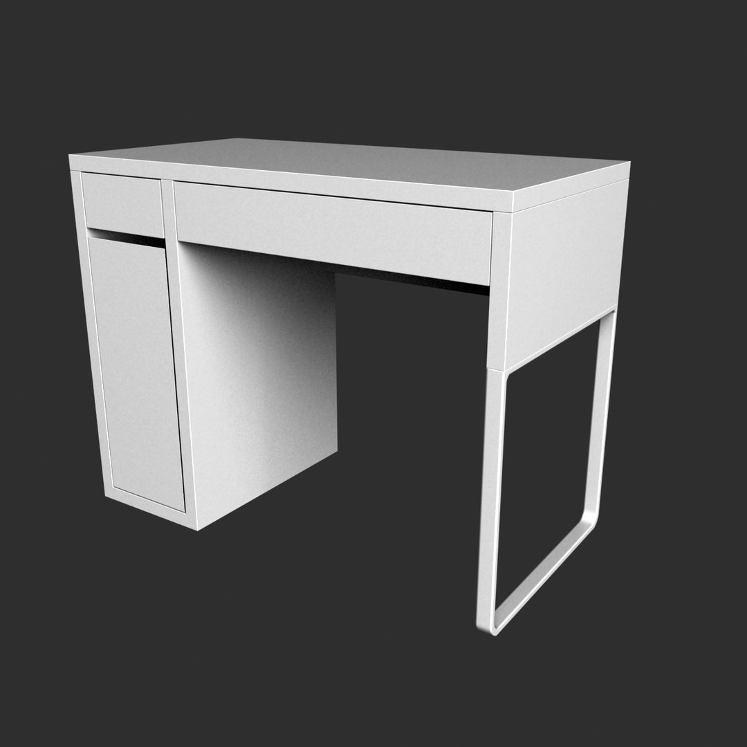 3d Micke Ikea Desk Computer Table