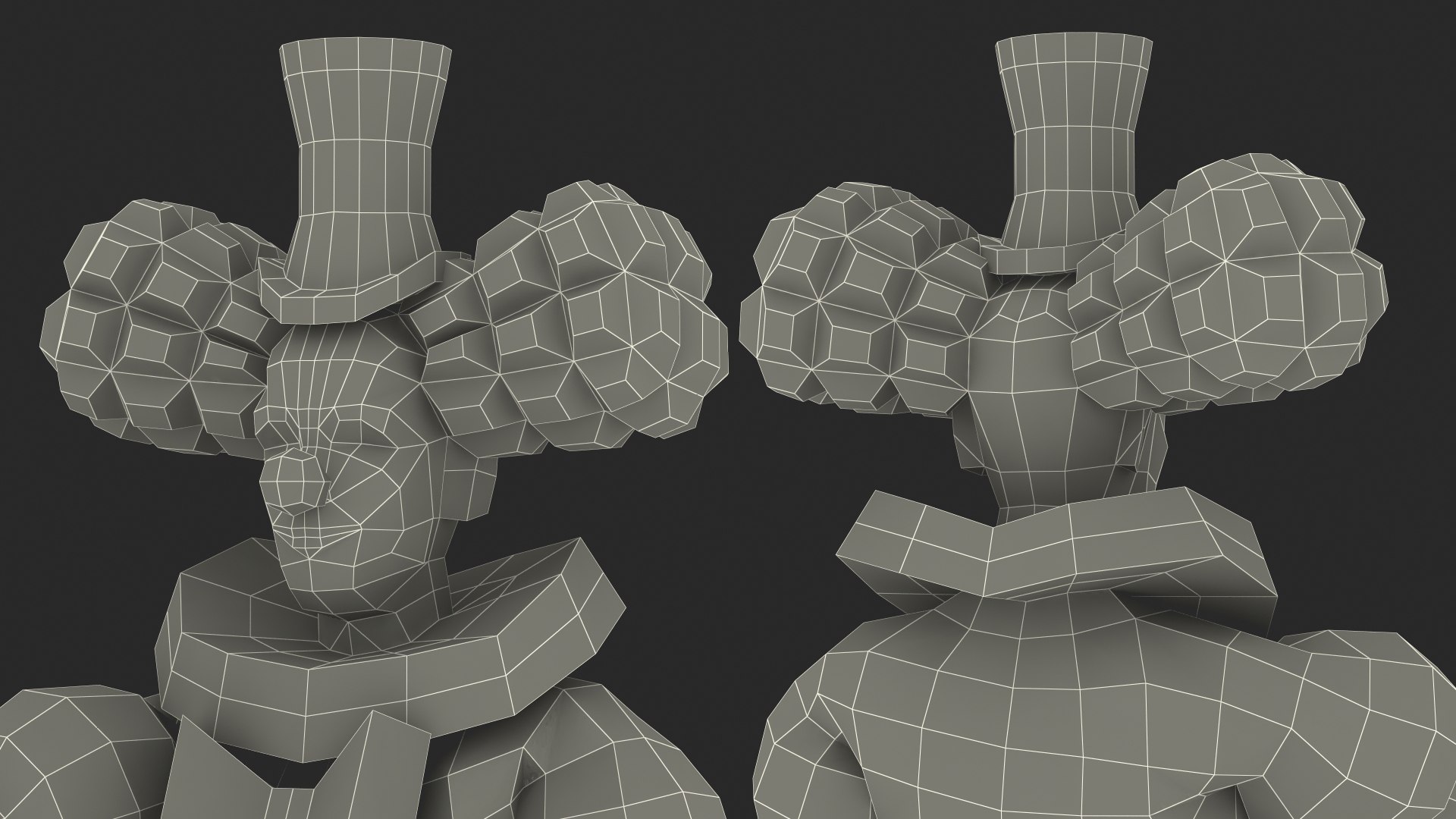 3D Low Poly Clown Model - TurboSquid 2183340