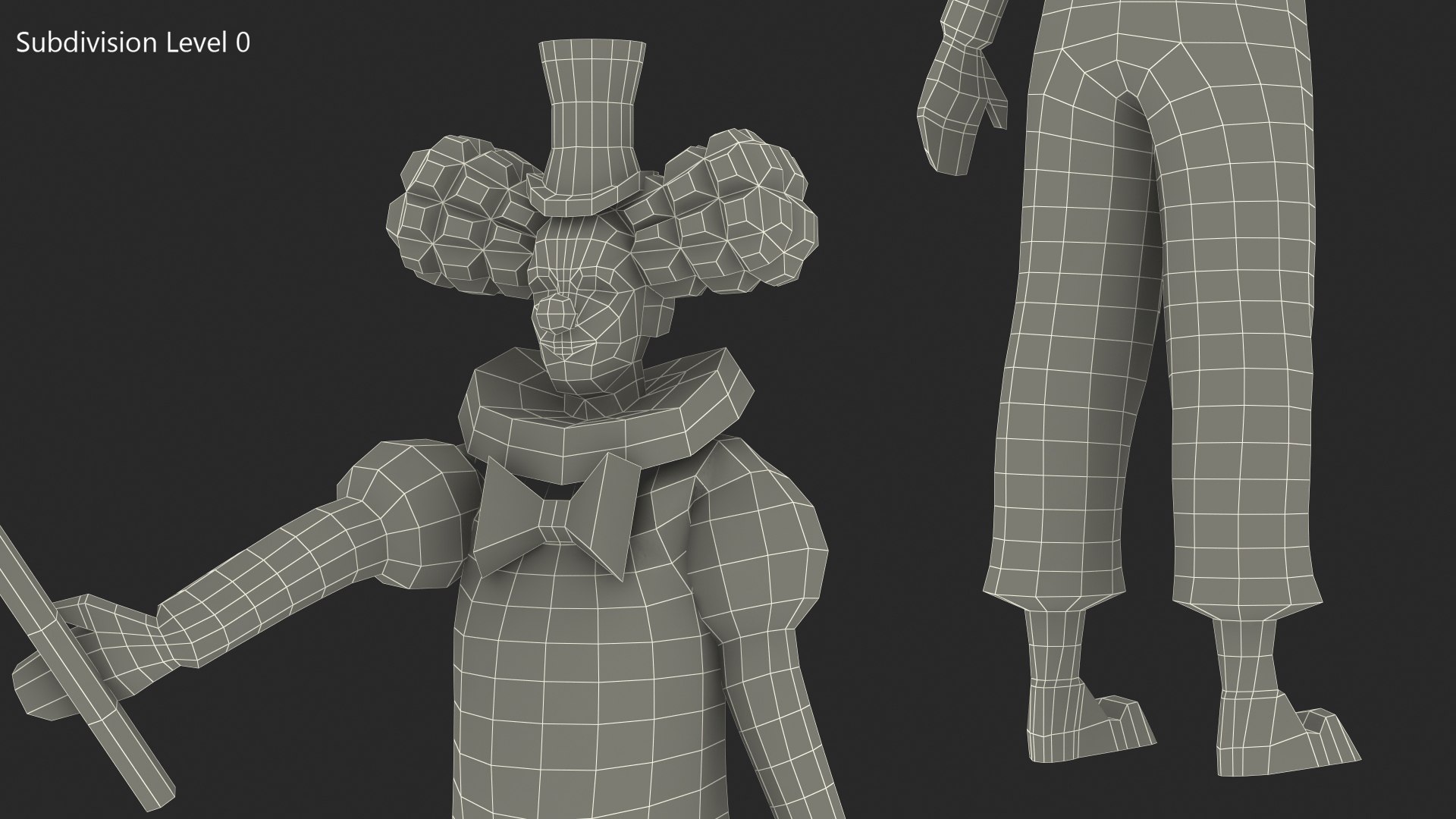 3D Low Poly Clown Model - TurboSquid 2183340