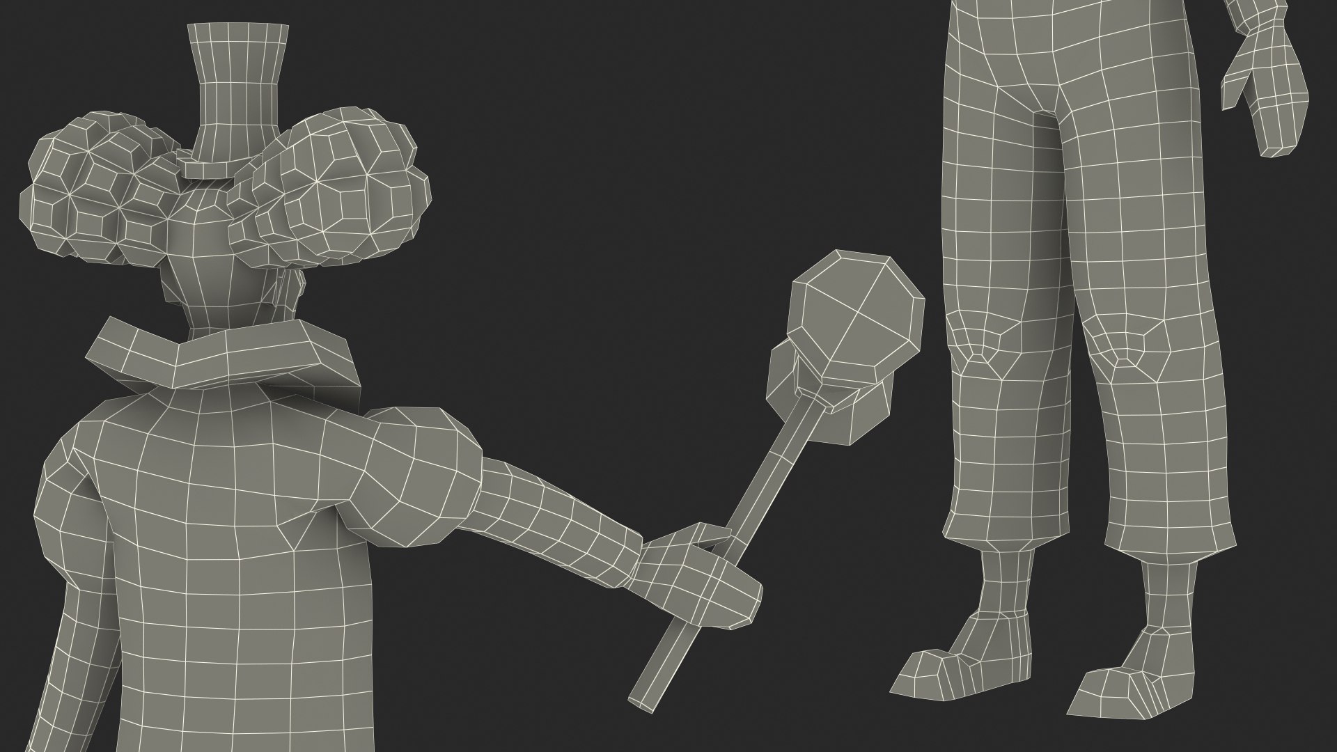 3D Low Poly Clown Model - TurboSquid 2183340