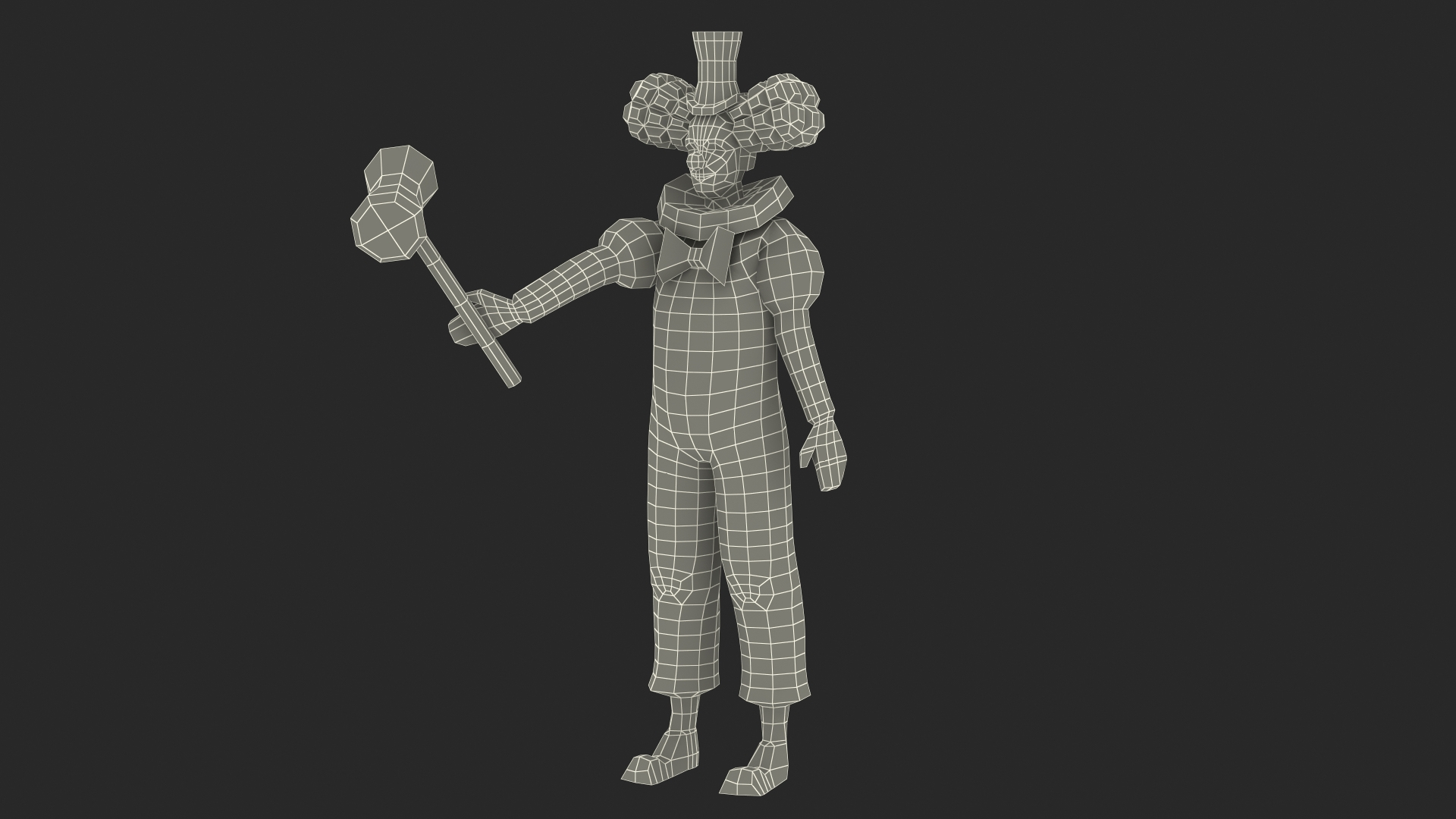 3D Low Poly Clown Model - TurboSquid 2183340
