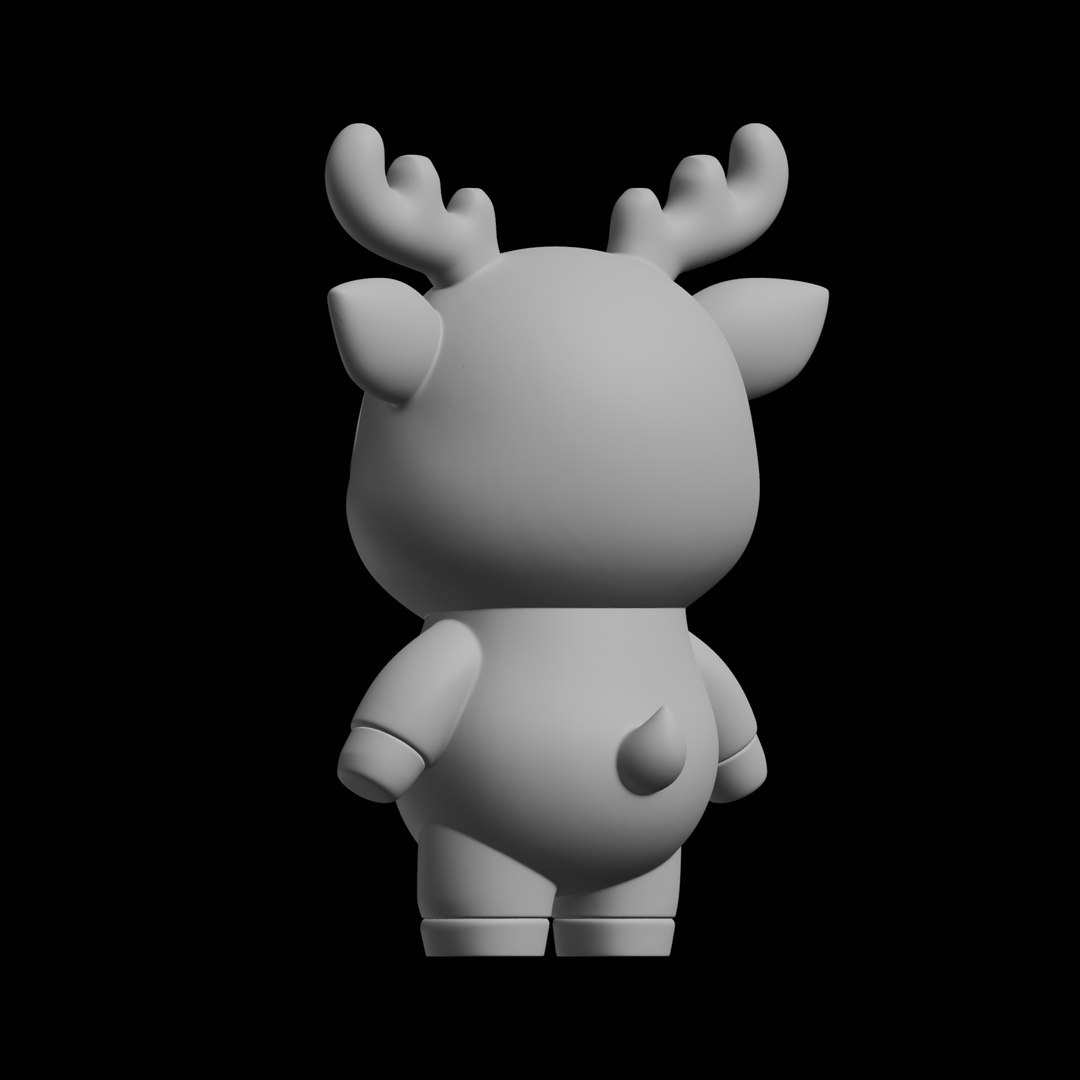 Cute Deer Character 3D Print Model 3D Model - TurboSquid 2520610
