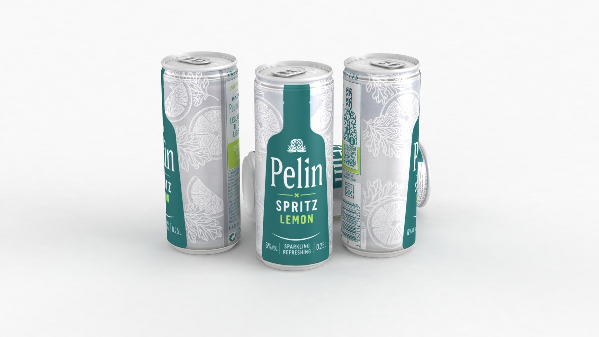 Alcohol Can Pelin Spritz Lemon 250ml 2024 Model - TurboSquid 2253728