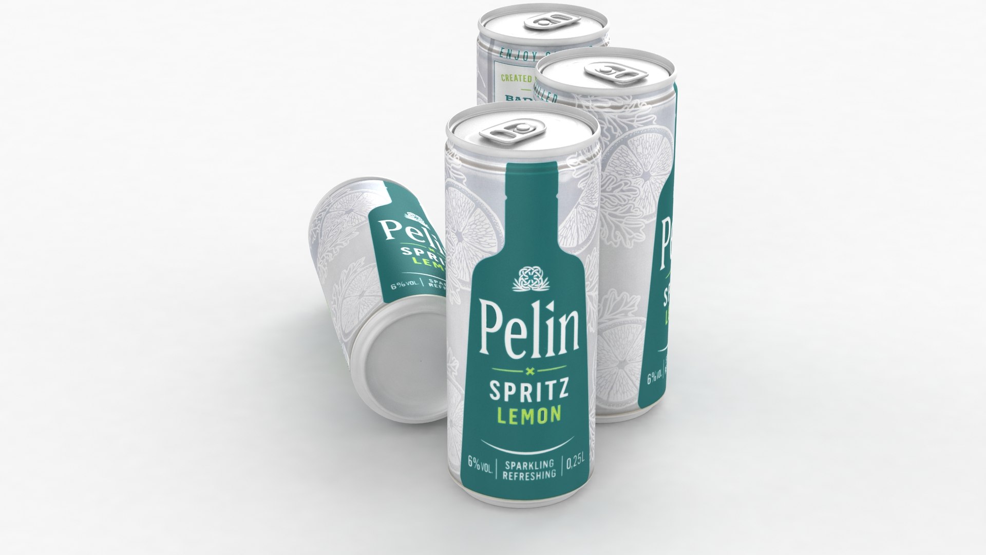 Alcohol Can Pelin Spritz Lemon 250ml 2024 Model - TurboSquid 2253728