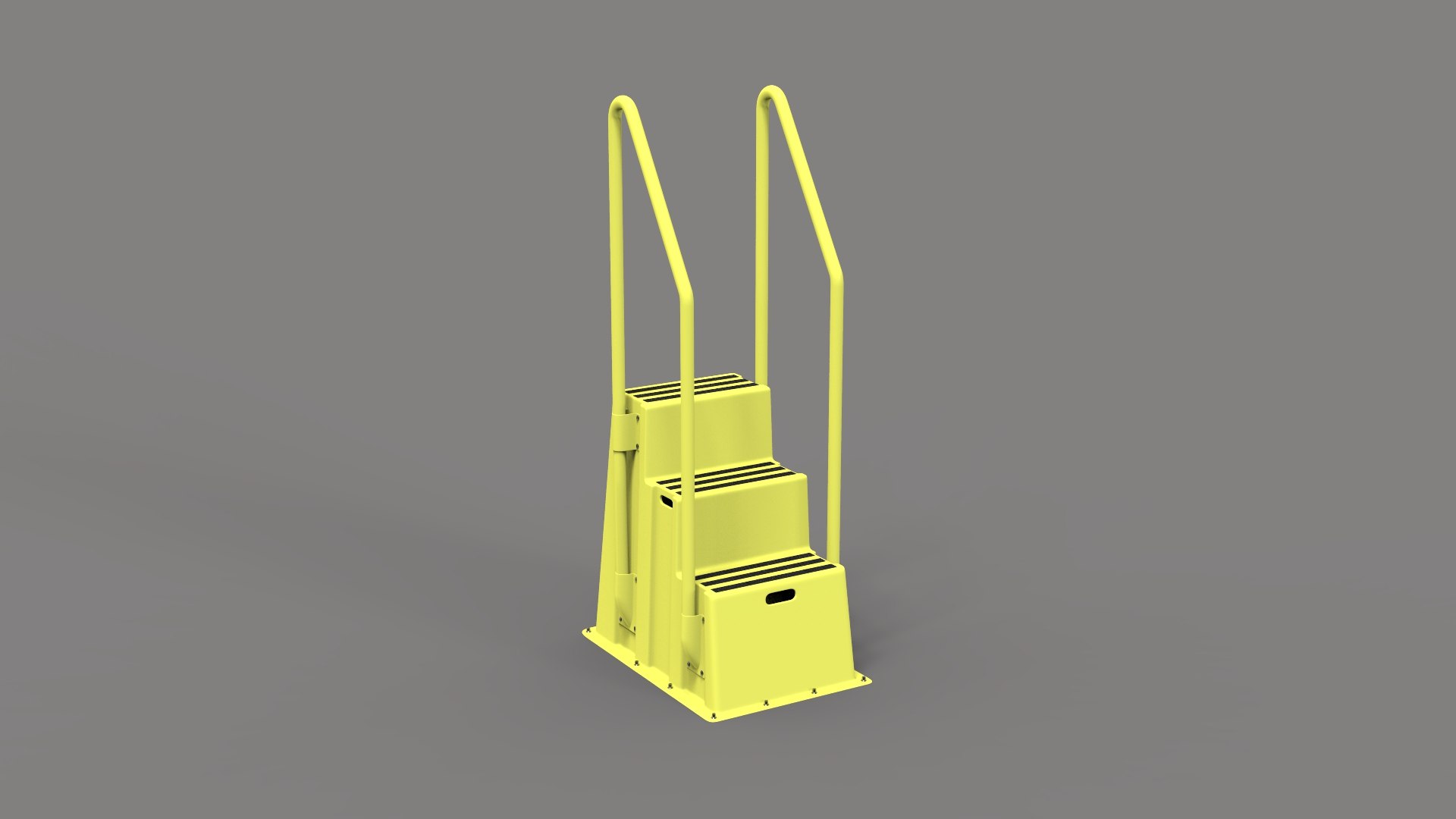 Yellow Step Ladders 3D Model - TurboSquid 1865095