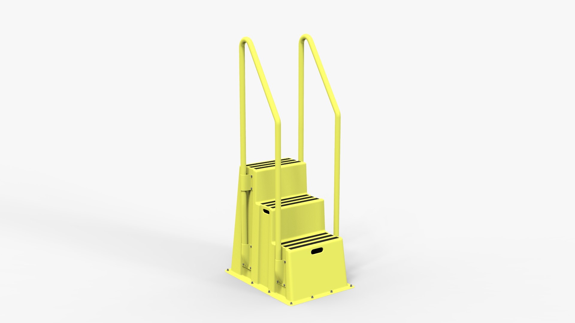 Yellow Step Ladders 3D Model - TurboSquid 1865095