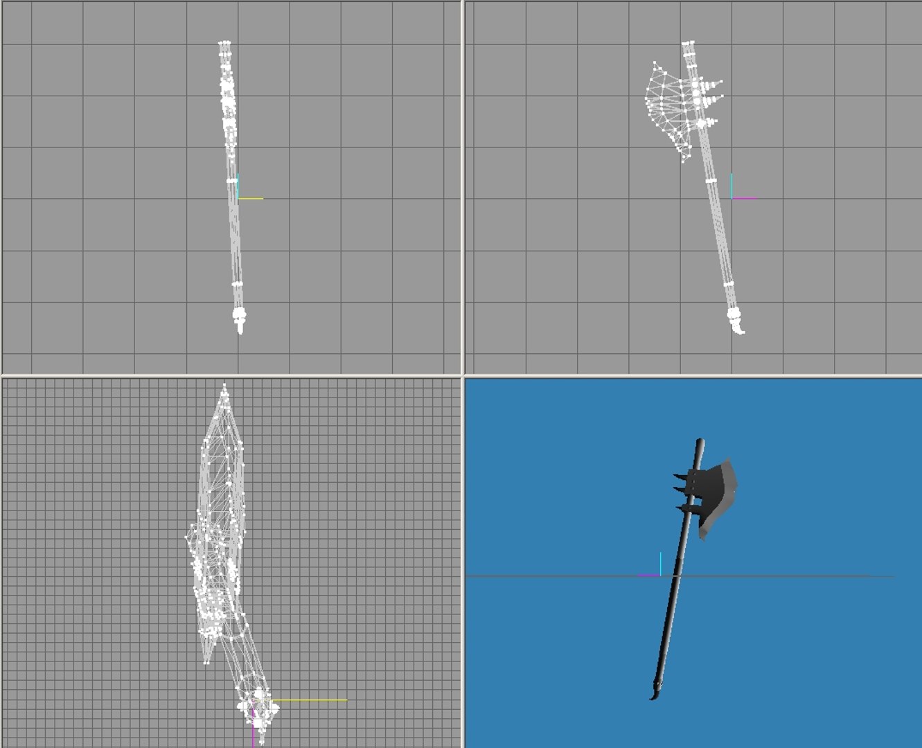 Cleaver Axe 3d Model