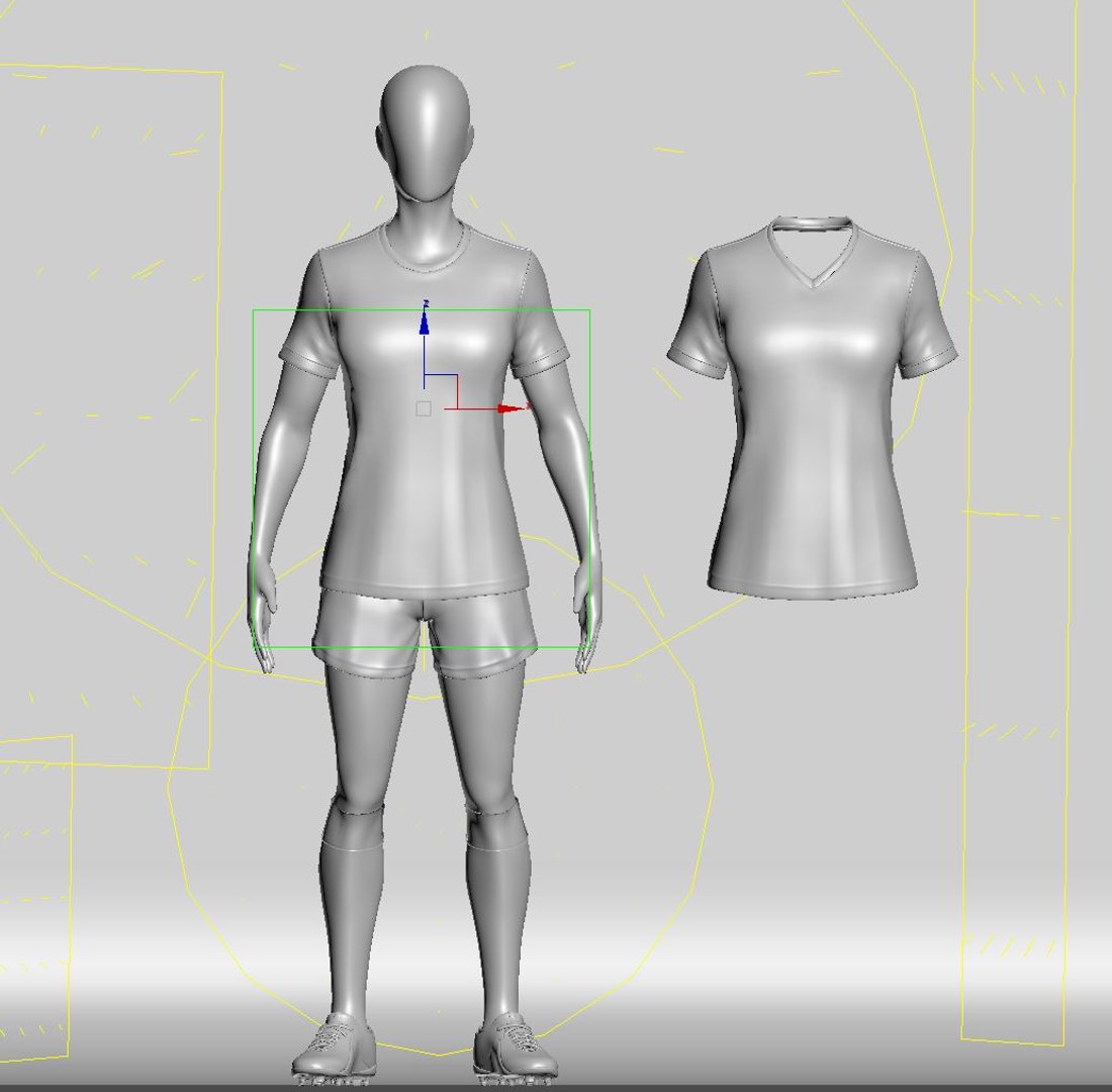 3D Women Soccer Model - TurboSquid 1627169