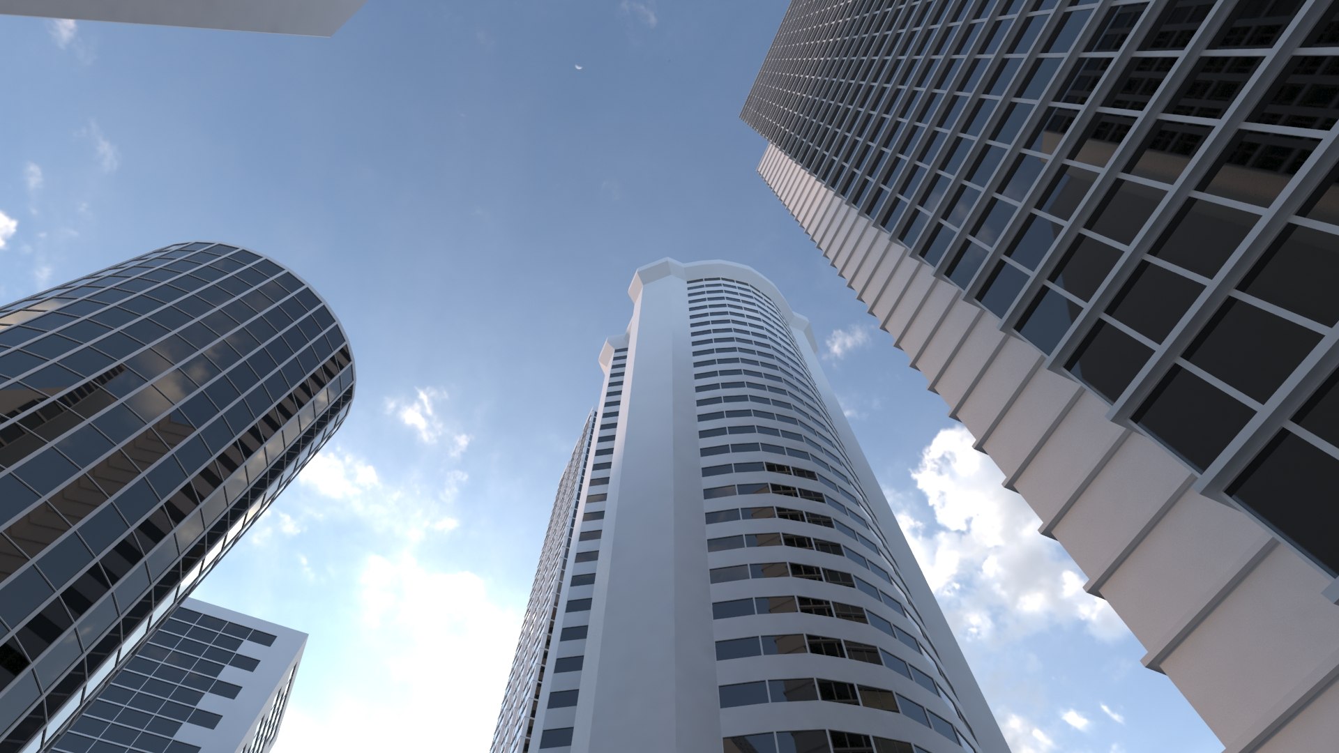 Simple Modern Skyscrapers X13 3D - TurboSquid 2315227