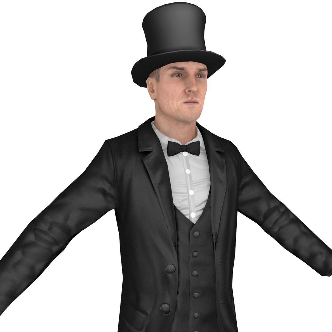 Magician Body Head 3D Model - TurboSquid 1313764