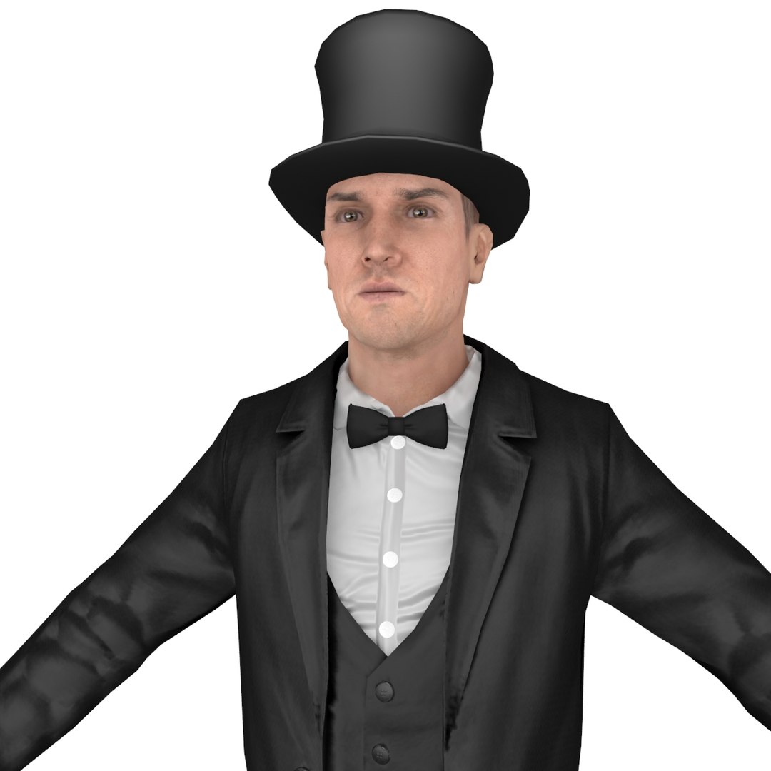 Magician Body Head 3D Model - TurboSquid 1313764