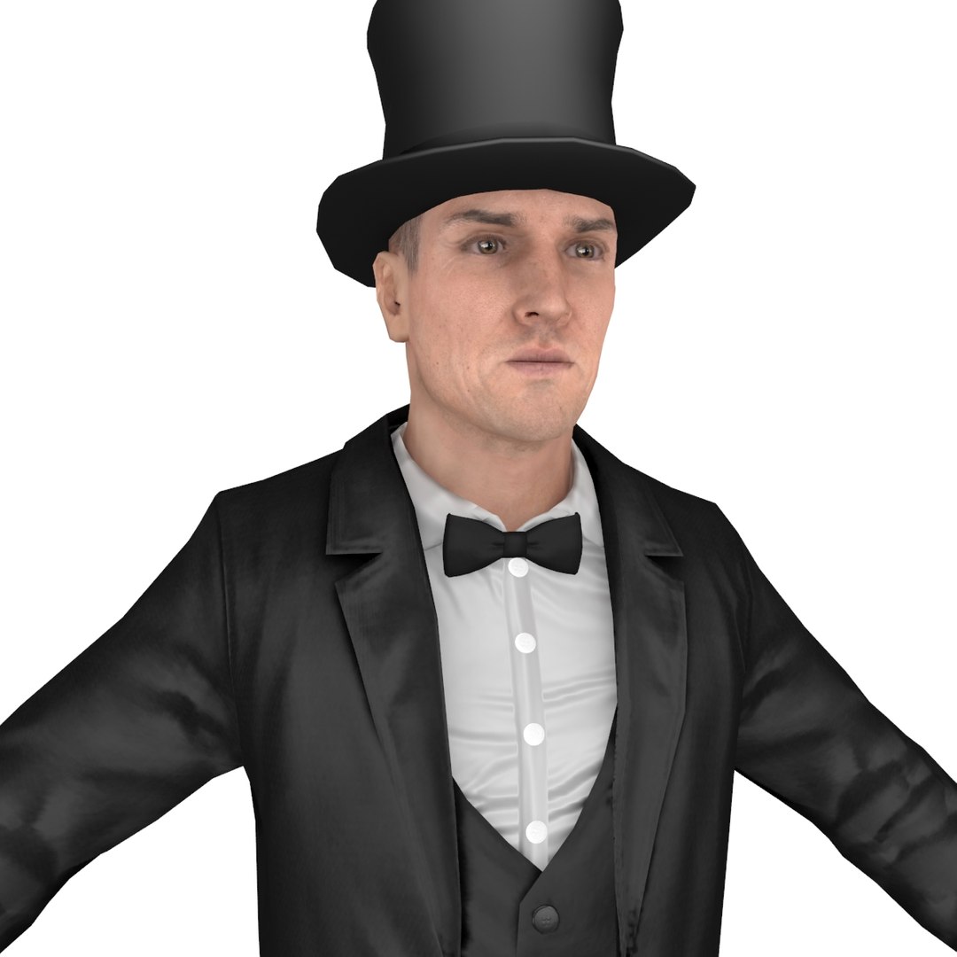 Magician Body Head 3D Model - TurboSquid 1313764