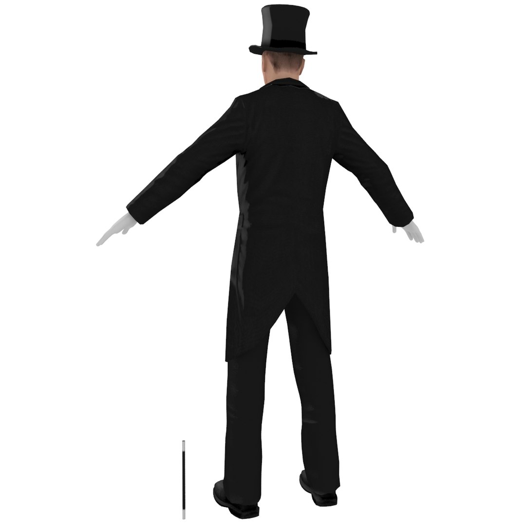 Magician Body Head 3D Model - TurboSquid 1313764