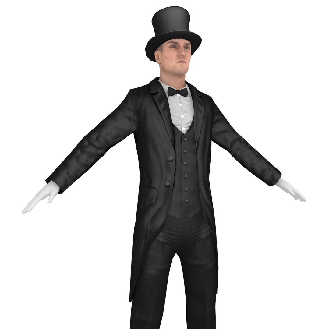 Magician Body Head 3D Model - TurboSquid 1313764
