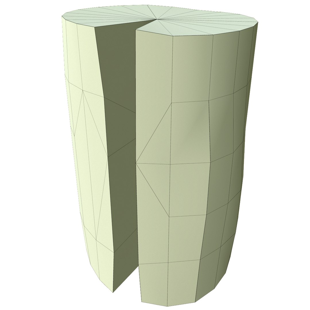 3d Log Photorealistic