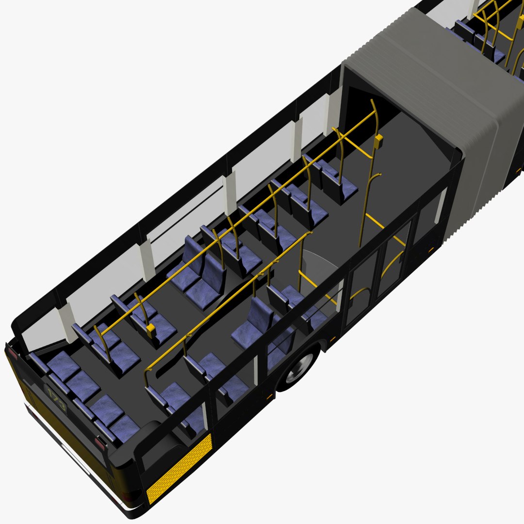 Citaro G Articulated Bus 3d Model