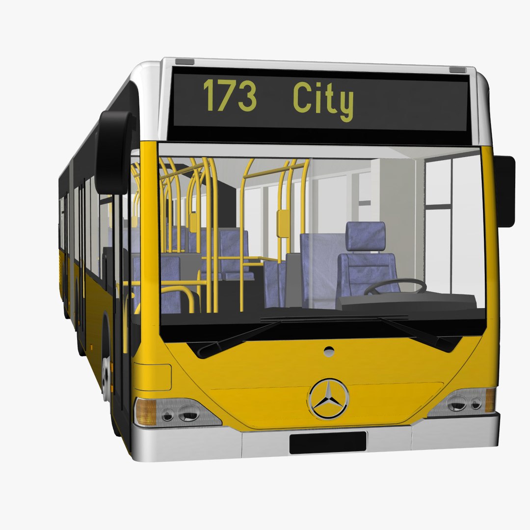 Citaro G Articulated Bus 3d Model