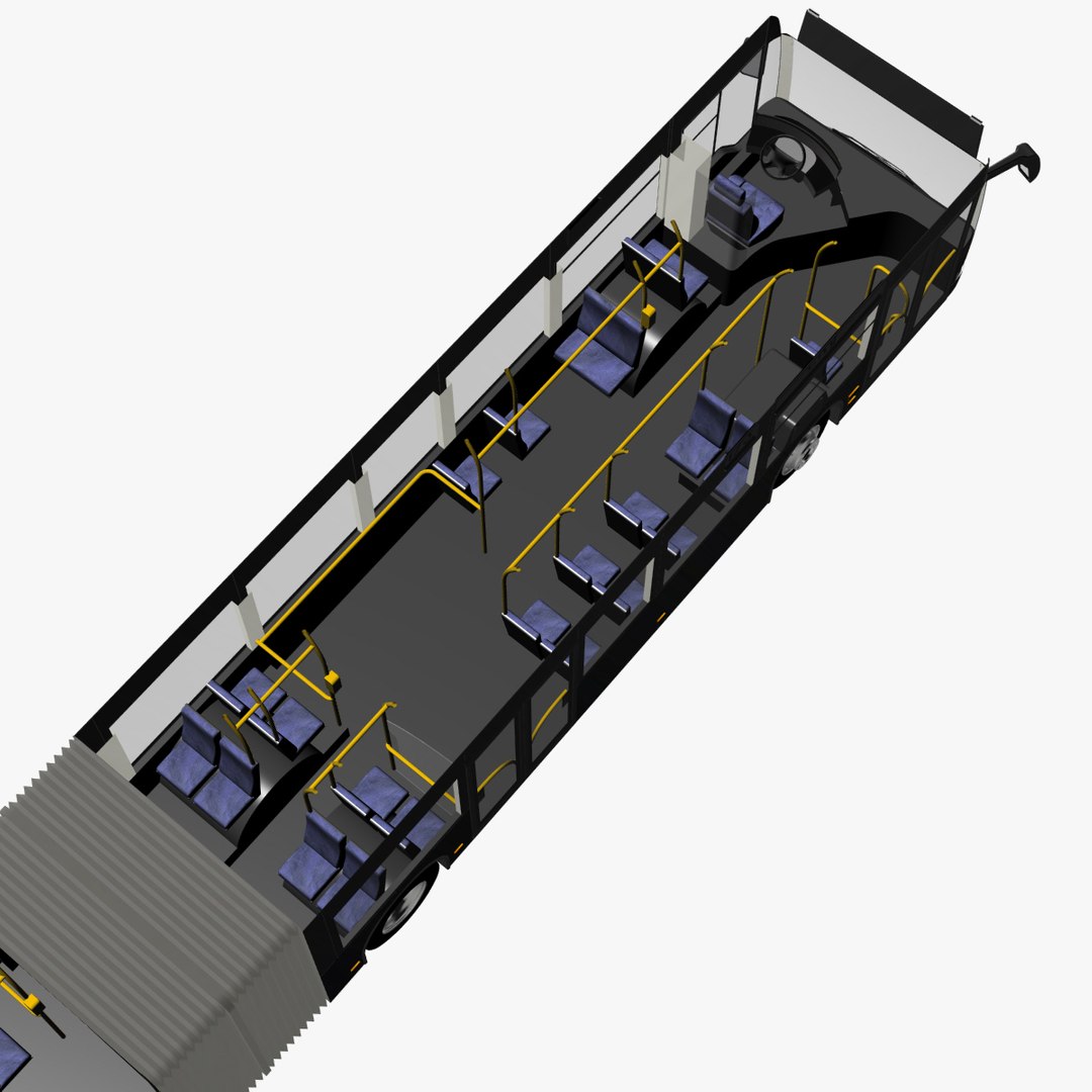 Citaro G Articulated Bus 3d Model