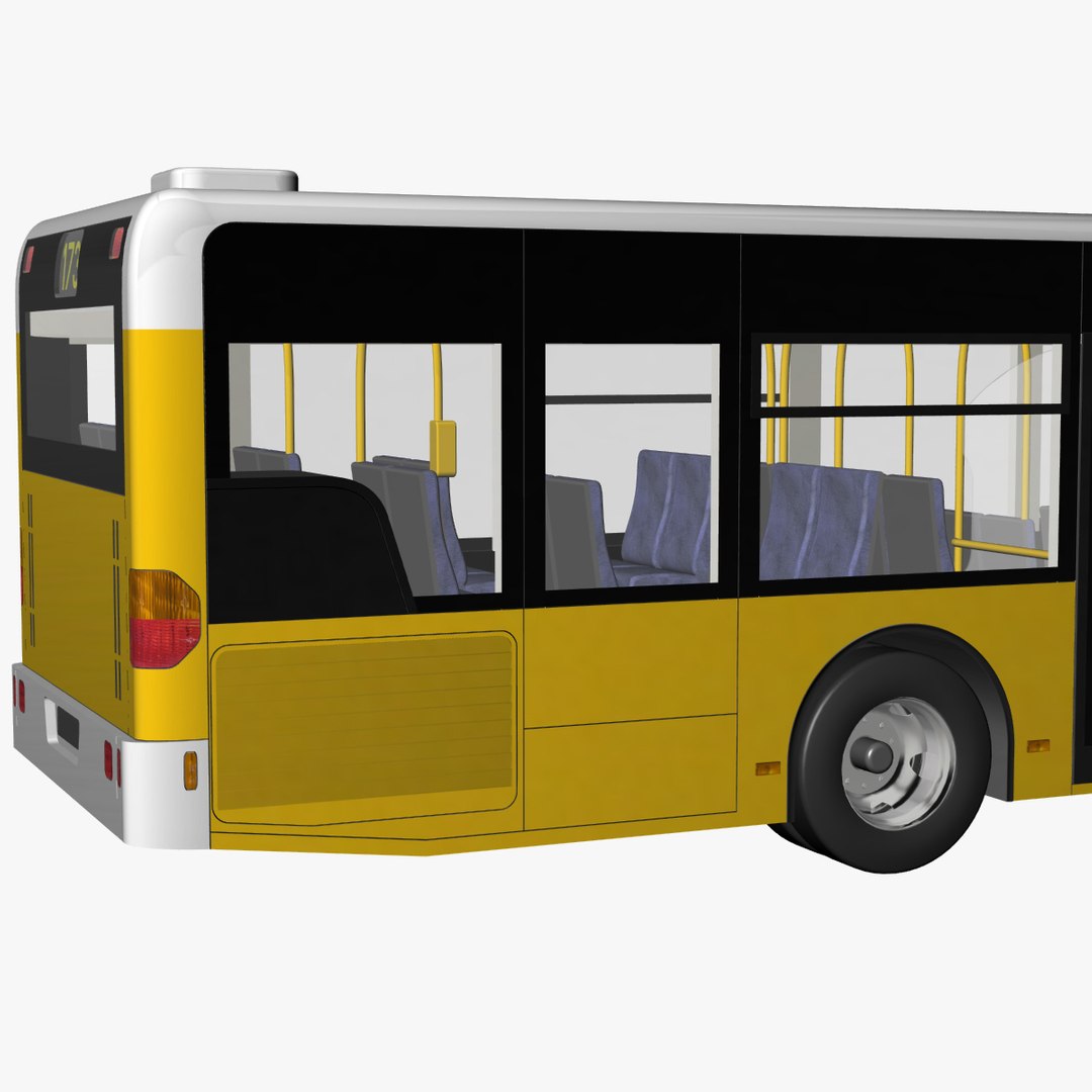 Citaro G Articulated Bus 3d Model