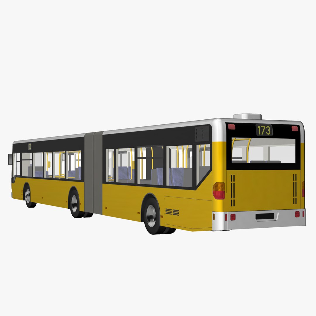 Citaro G Articulated Bus 3d Model