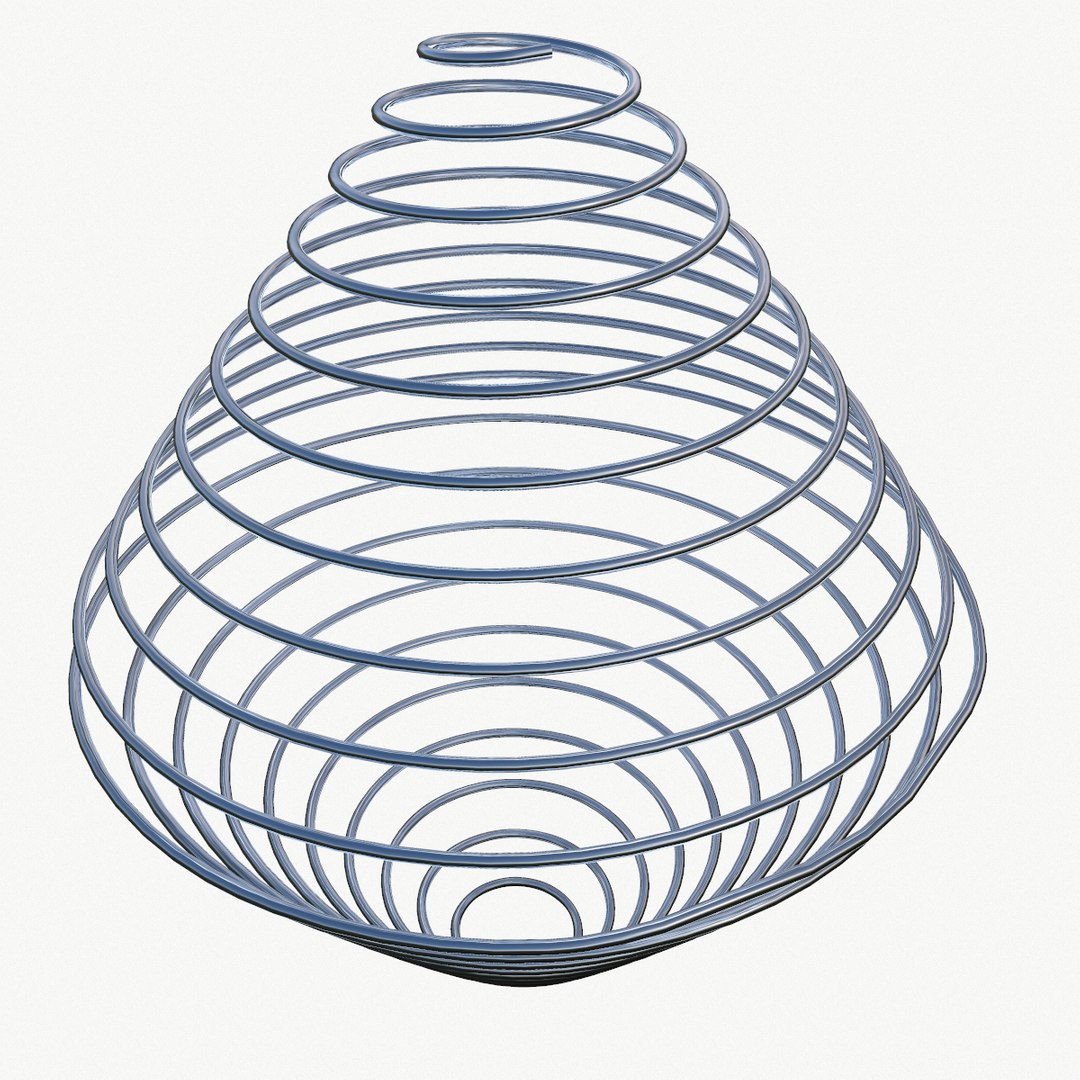 Metal Spiral Spring 3D Model - TurboSquid 1410712