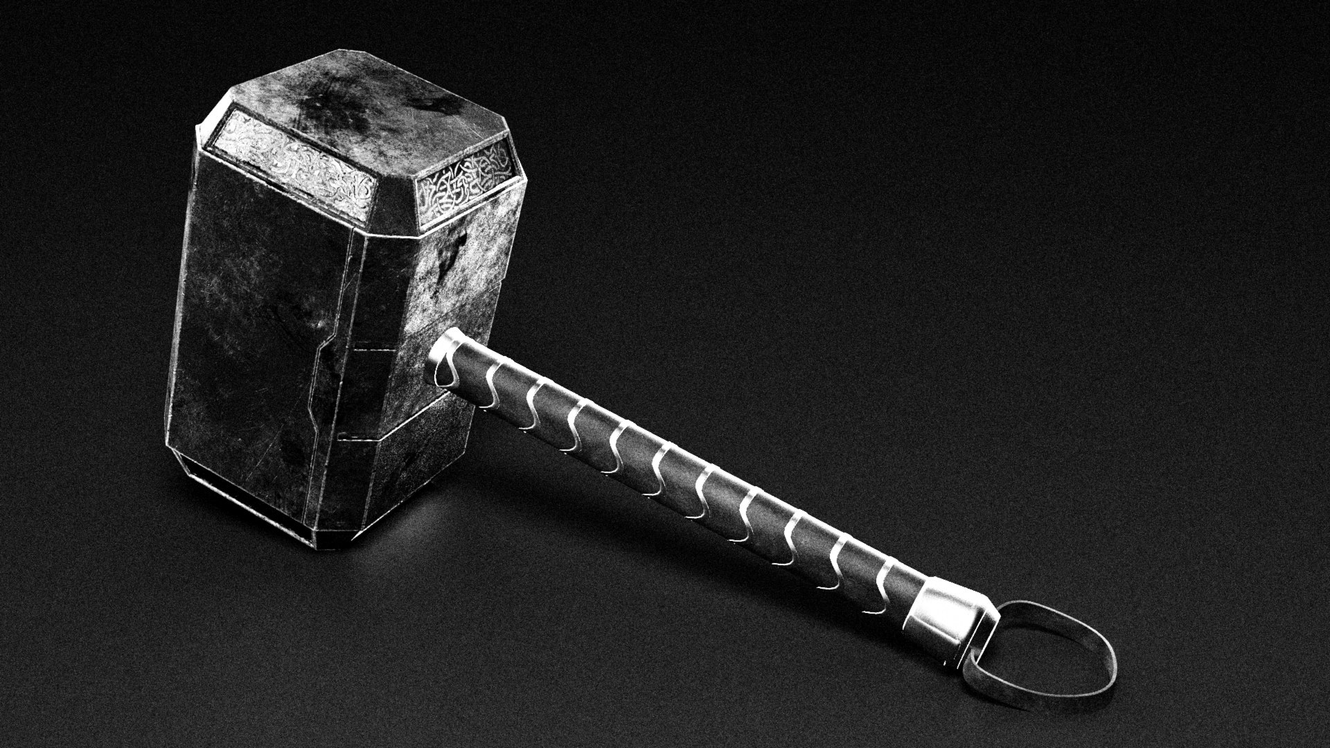 Hammer Thor 3d Obj